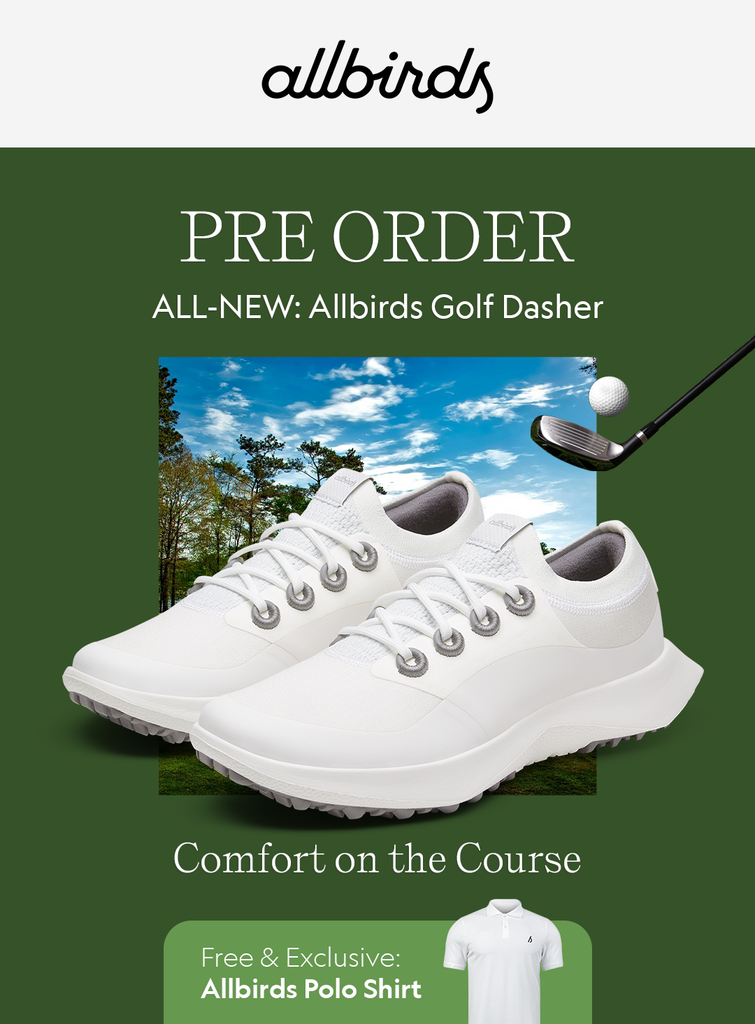 Pre-Selling Golf Dasher – Allbirds PH